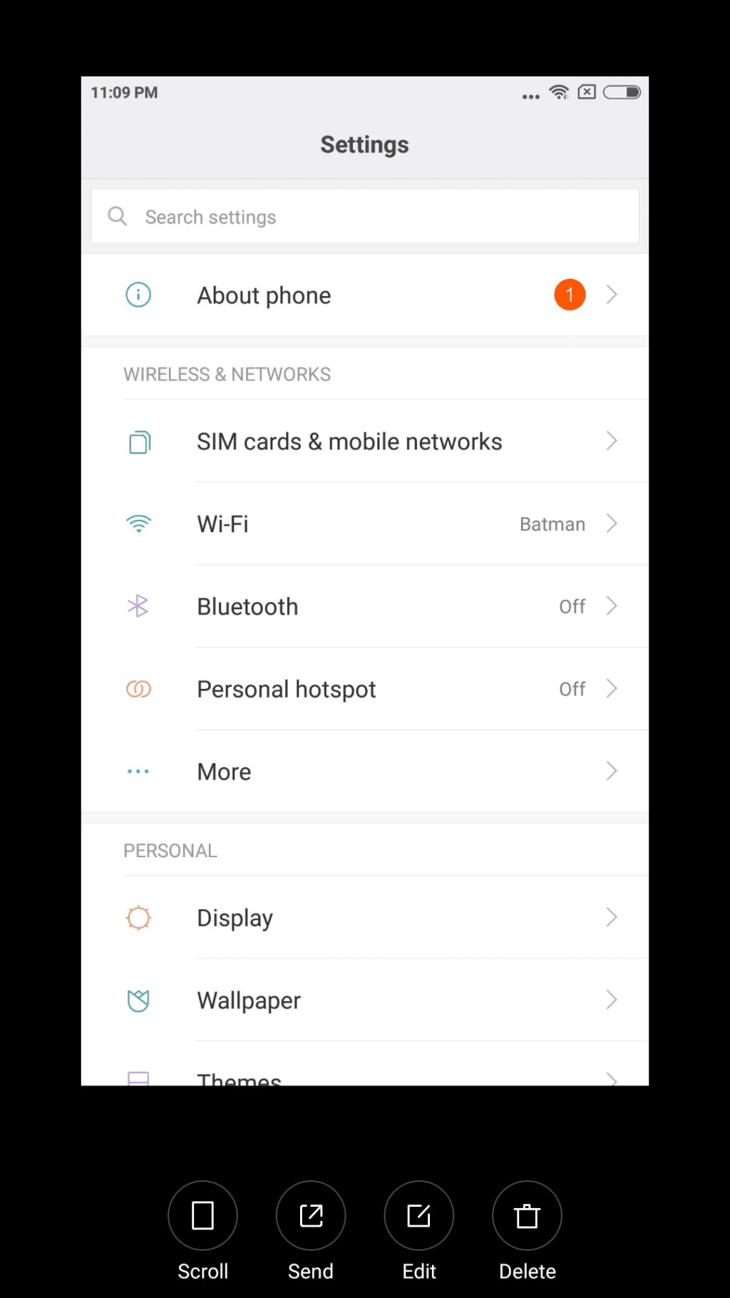 How to take a screenshot on a Redmi phone