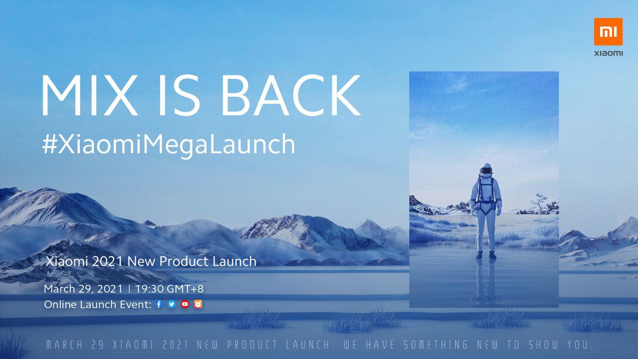 Xiaomi Mi MIX series smartphone to launch on March 29